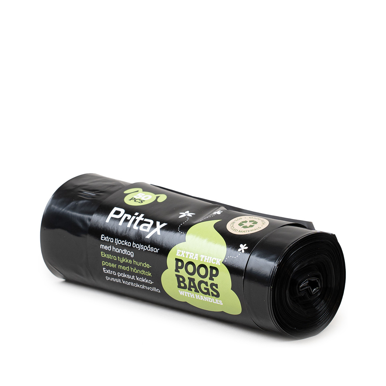 Buy 50-pack Extra Thick Poop Bags With Handle for your dog | Tinybuddy