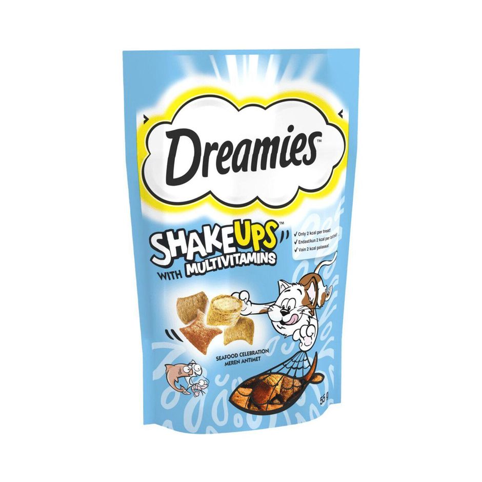 Buy Dreamies Shake-Ups Multivitamin Seafood | Tinybuddy