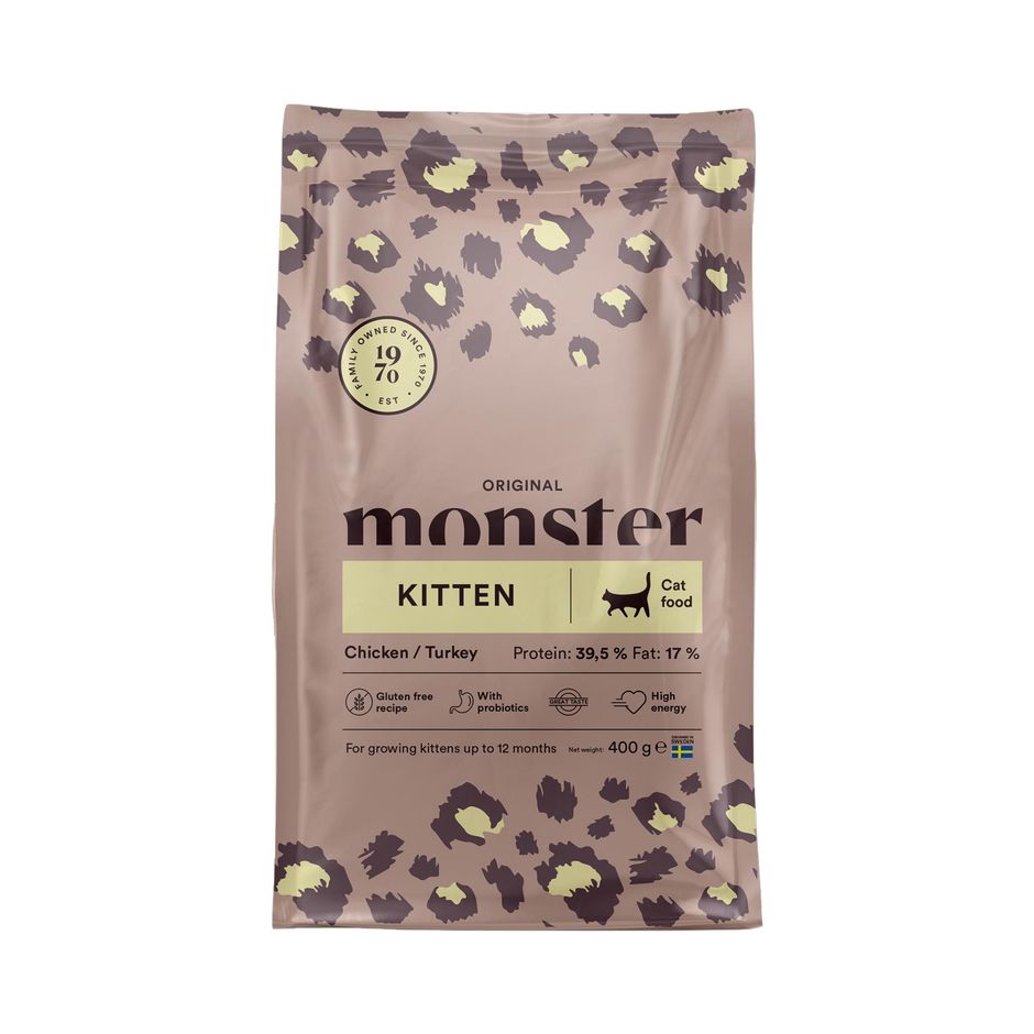 Buy Monster Cat Original Kitten Chicken & Turkey | Tinybuddy