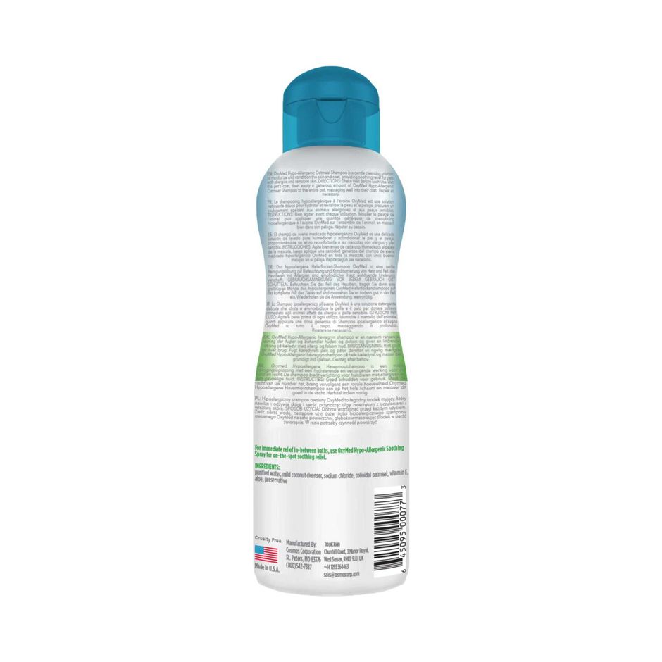 Buy TropiClean Oxy-Med Hypo-Allergenic Shampoo | Tinybuddy