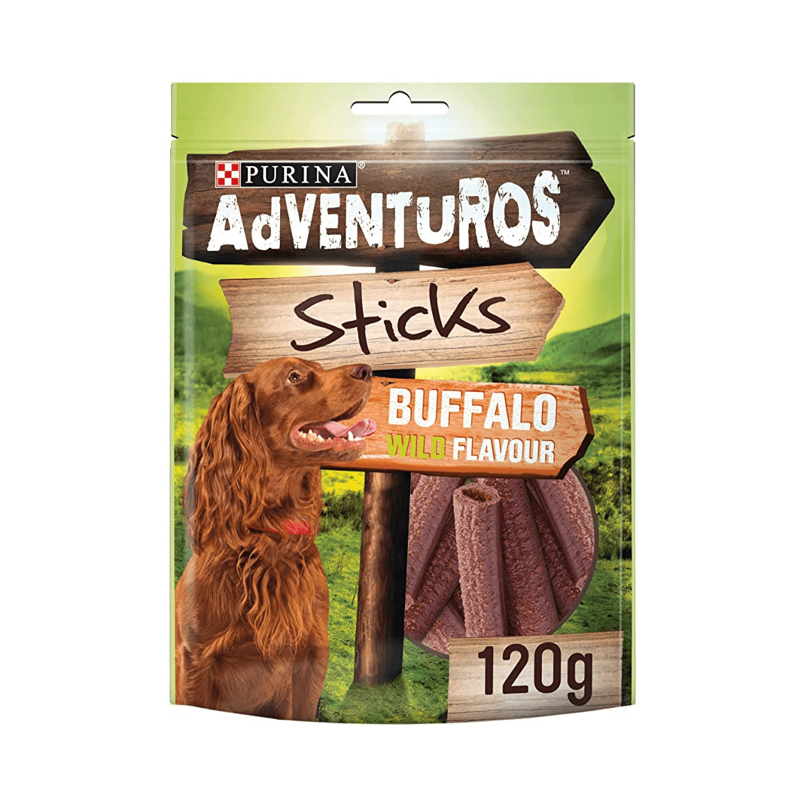 Buy AdVENTuROS Mini Sticks Buffalo for your dog | Tinybuddy