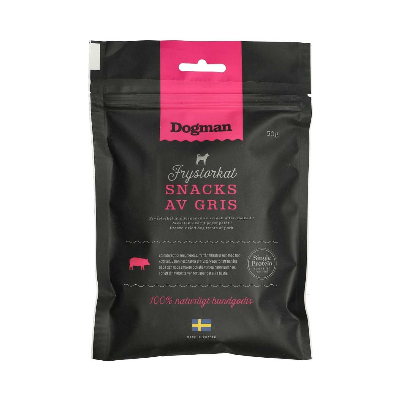 Buy Dogman Freeze-Dried Pork Snacks for your dog | Tinybuddy