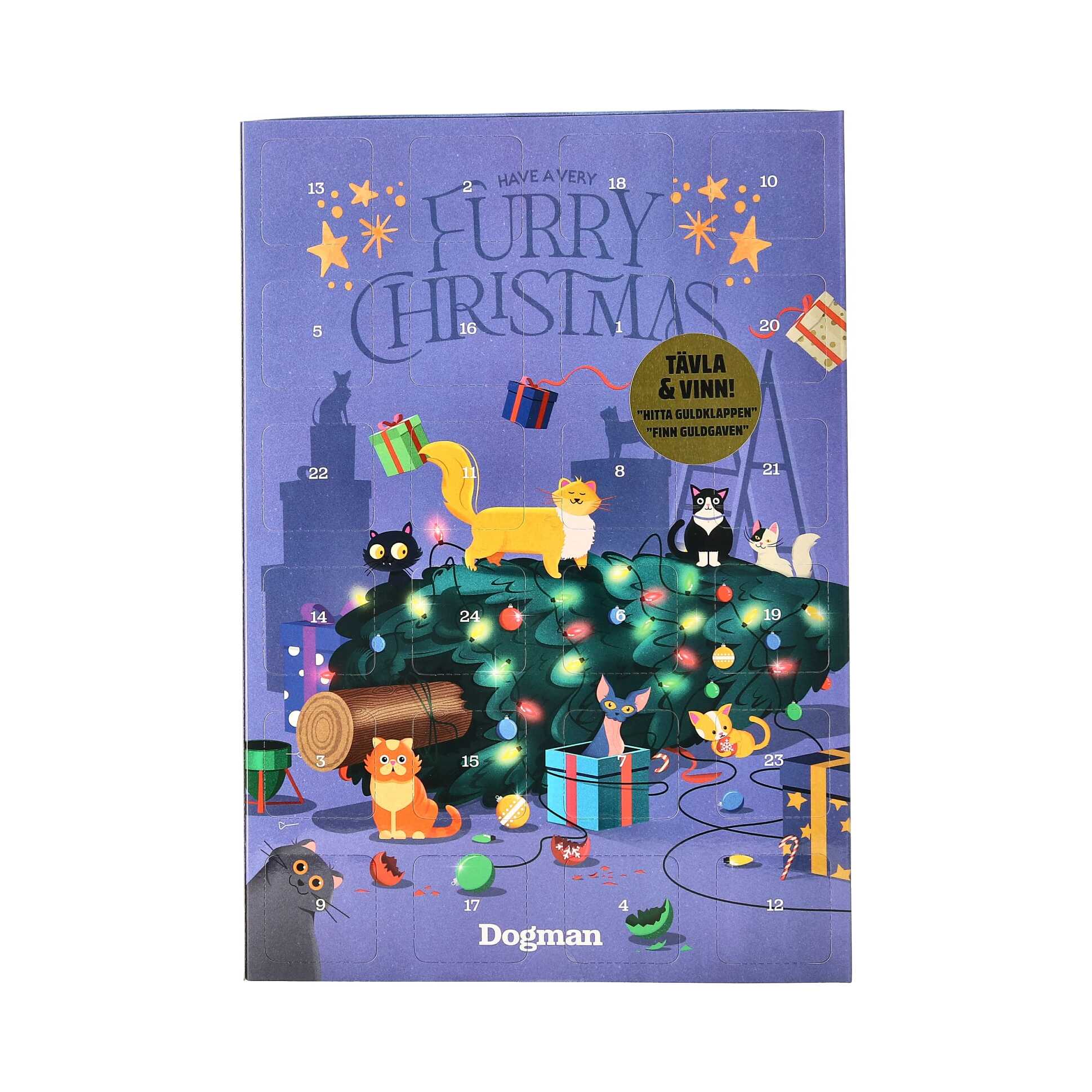 Buy Dogman Christmas Calendar For Cat for your dog or cat | Tinybuddy