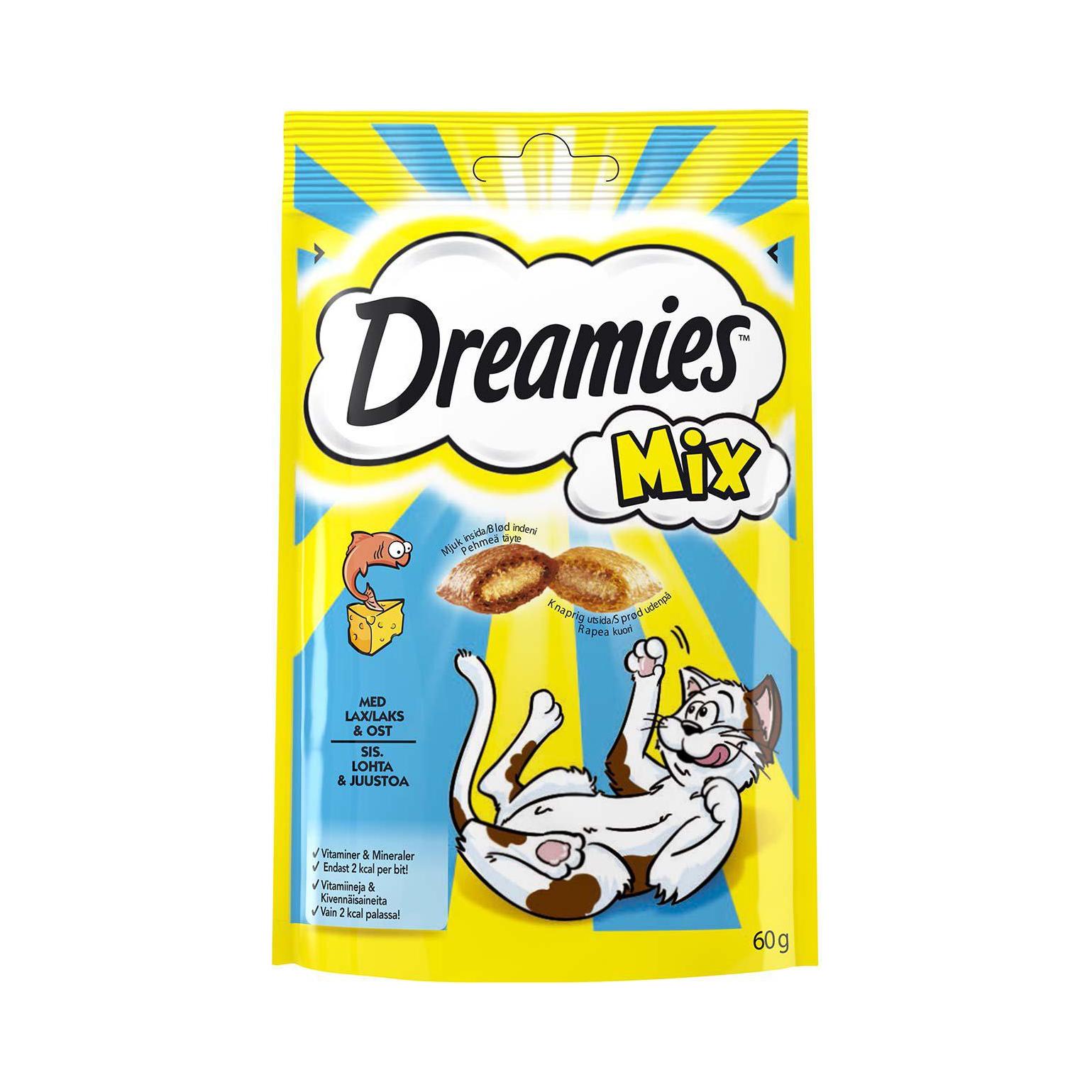 Buy Dreamies Cat Treats Salmon & Cheese | Tinybuddy
