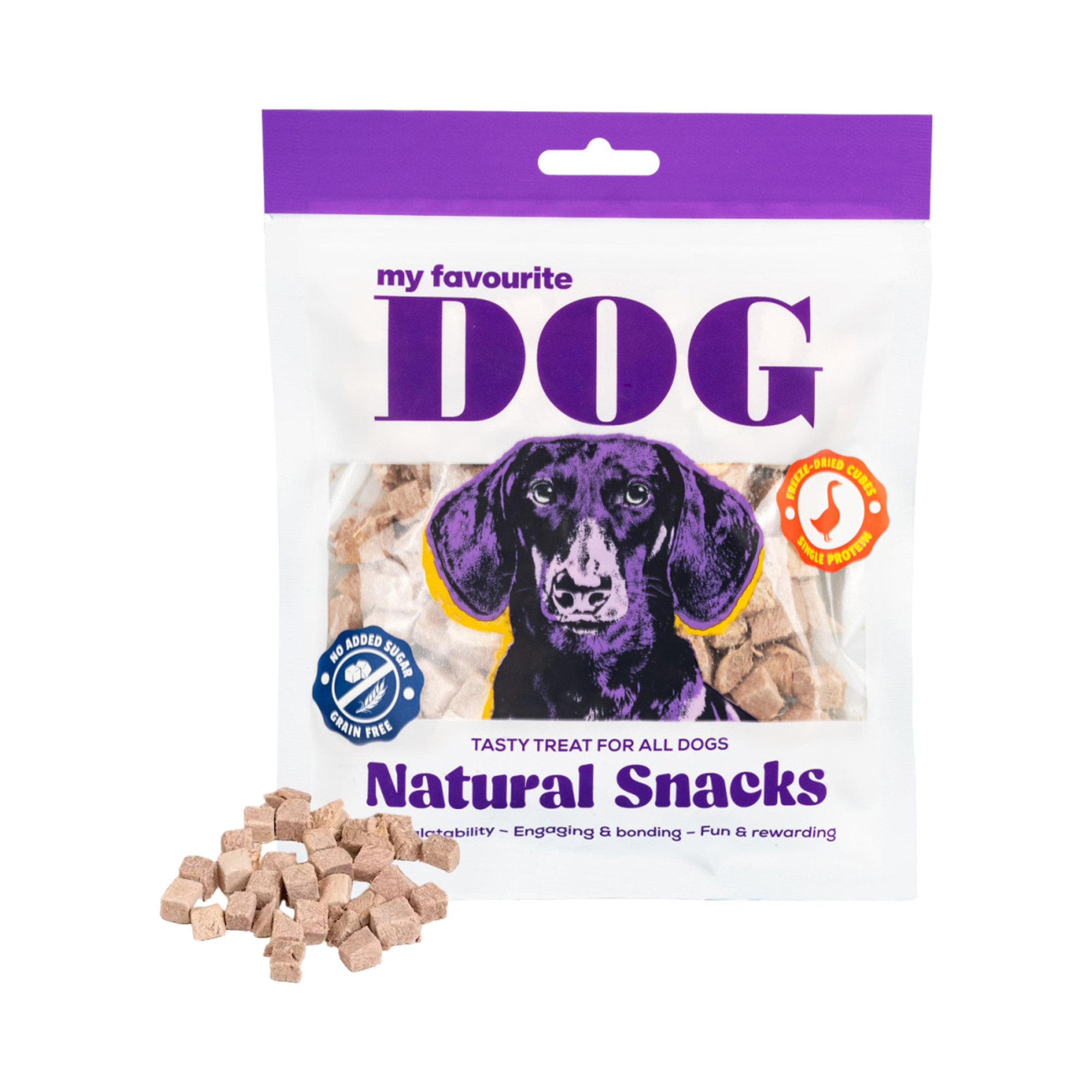 Buy Freeze-dried Duck Dog Cubes for your dog | Tinybuddy