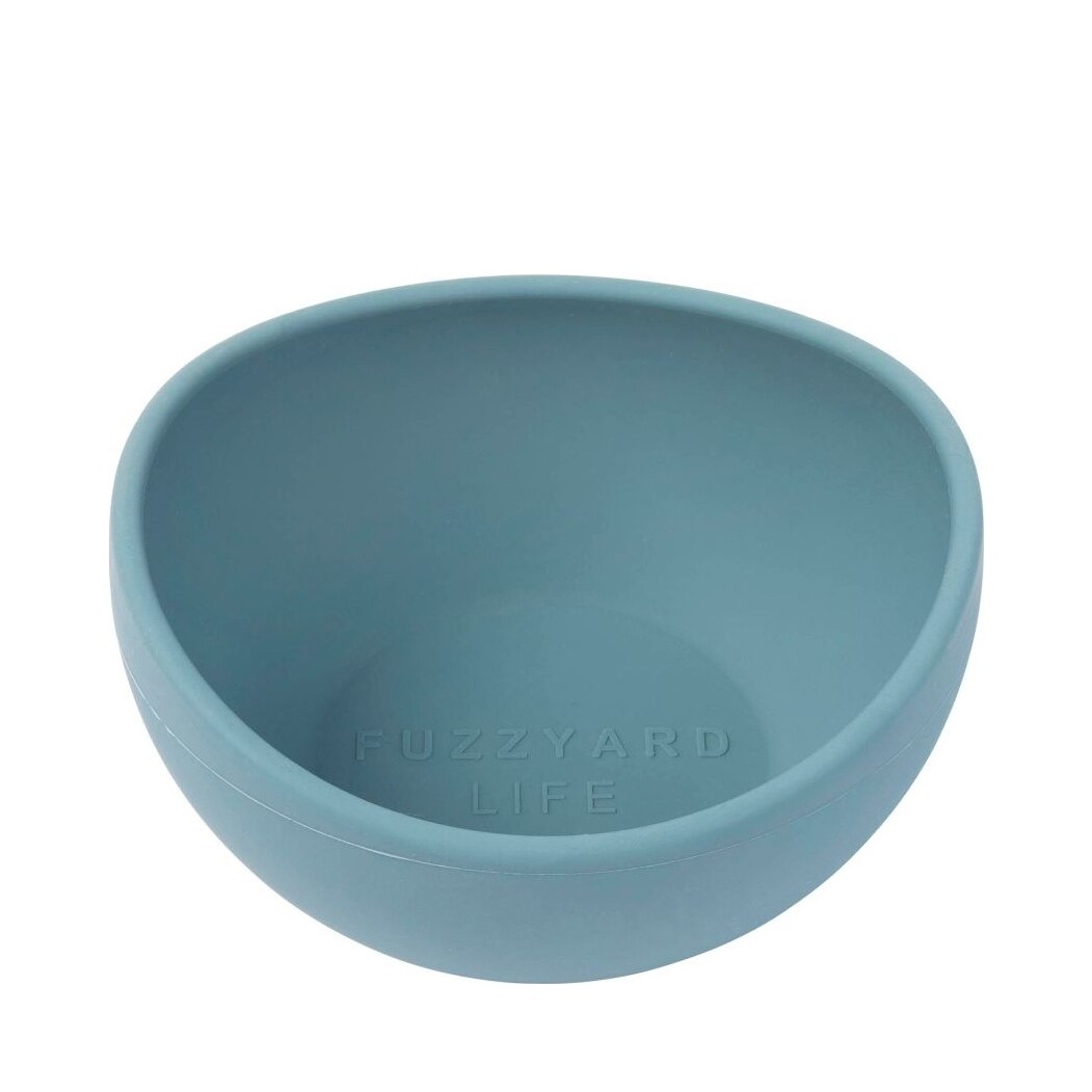 Buy FuzzYard Silicone Bowl French Blue for your dog | Tinybuddy
