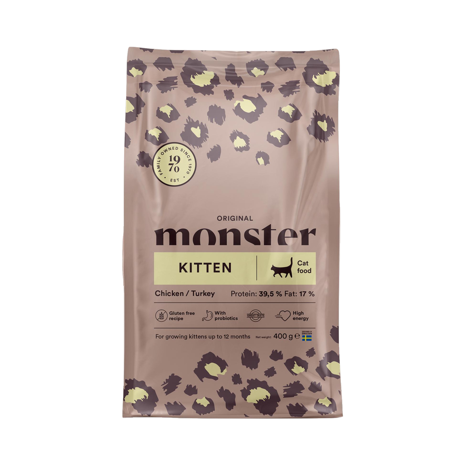 Buy Monster Cat Original Kitten Chicken & Turkey | Tinybuddy