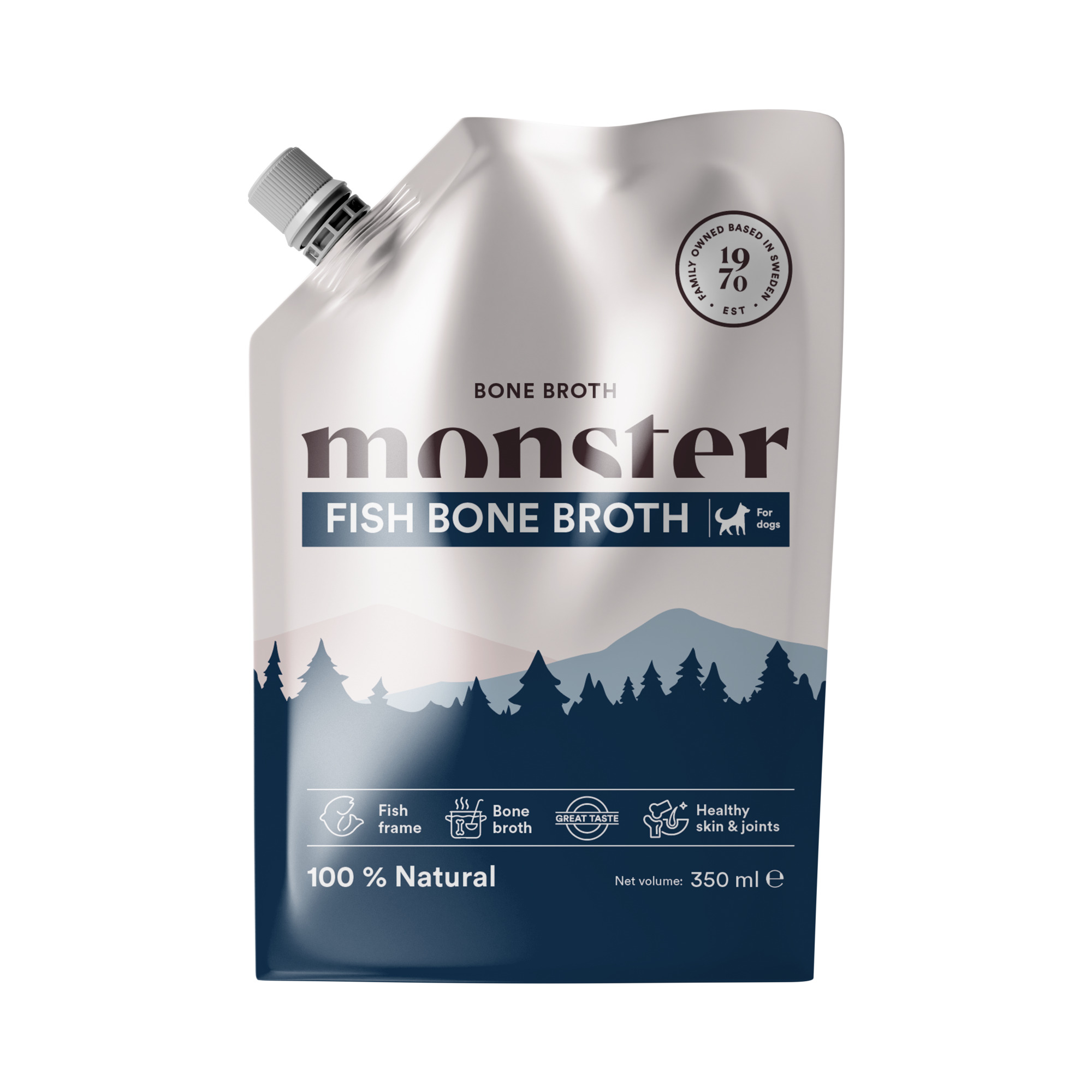 Buy Monster Dog Bone Broth Fish for your dog | Tinybuddy