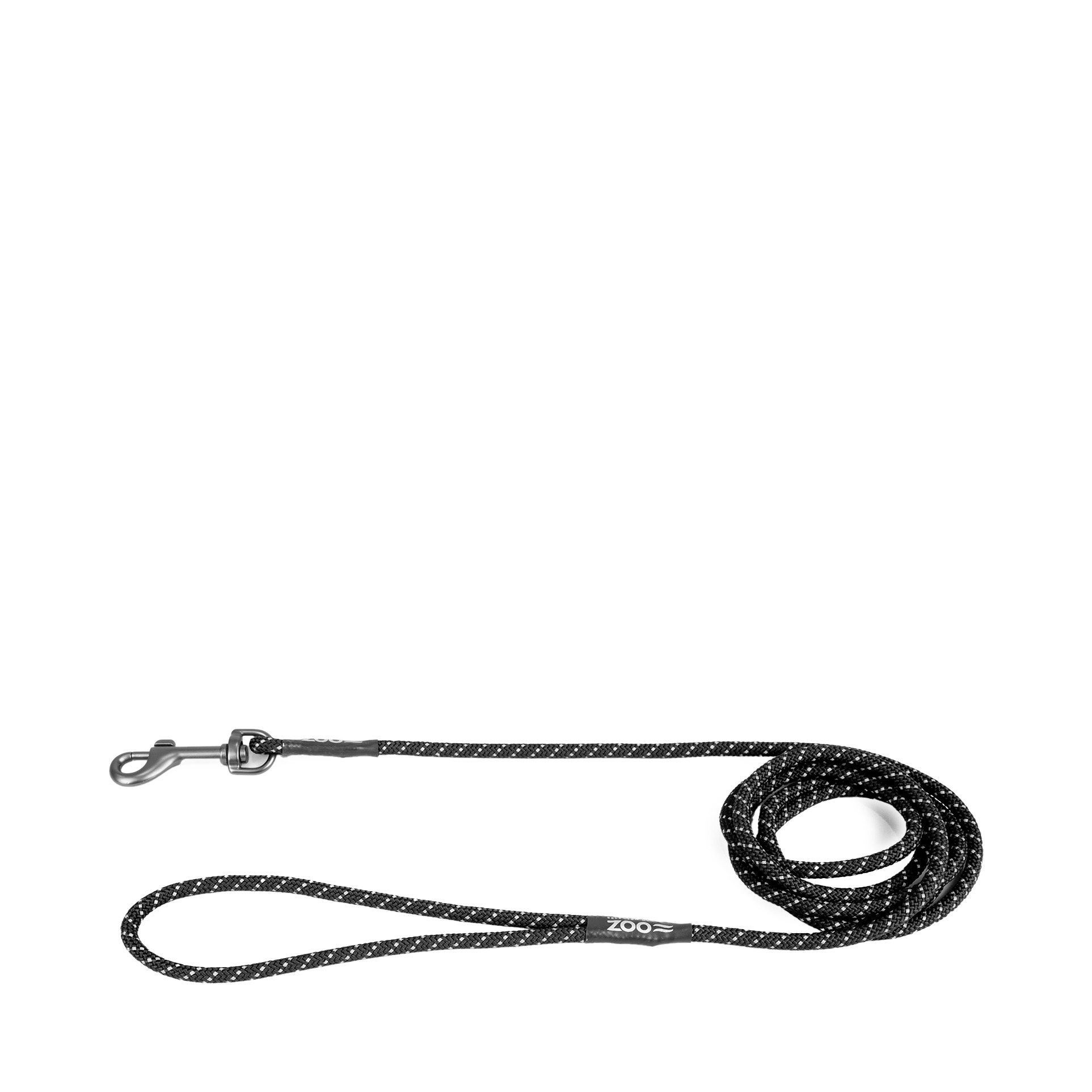 Buy Rufus Rope Leash Black for your dog | Tinybuddy