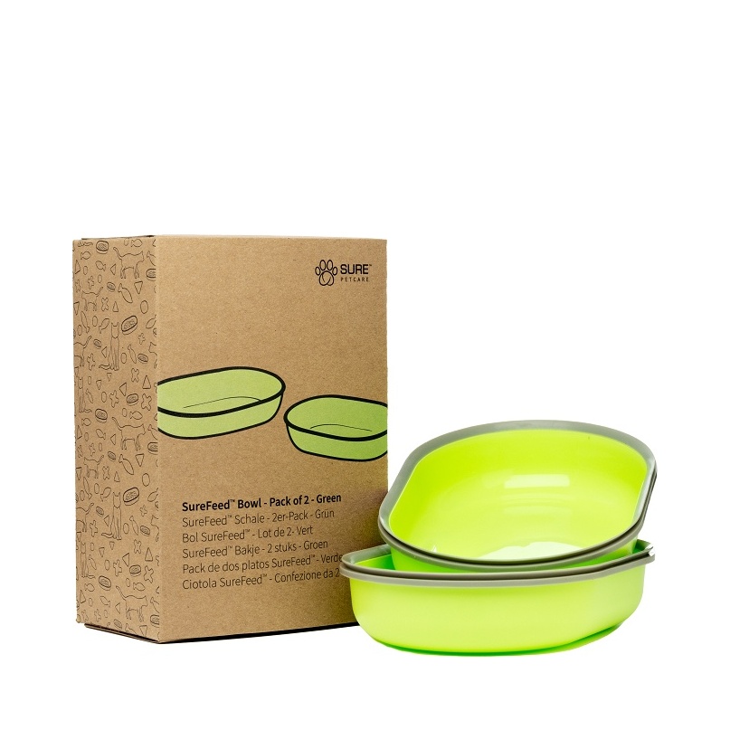 Buy SureFeed Extra Food Bowl 2-pack Green | Tinybuddy