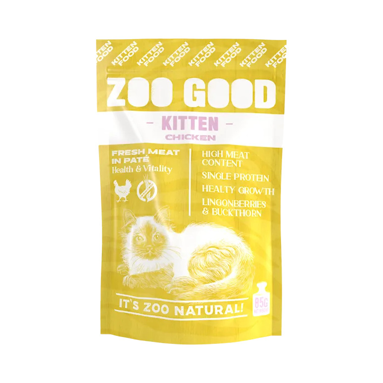 Buy ZOO GOOD Cat Kitten Pouch Chicken for your dog or cat | Tinybuddy