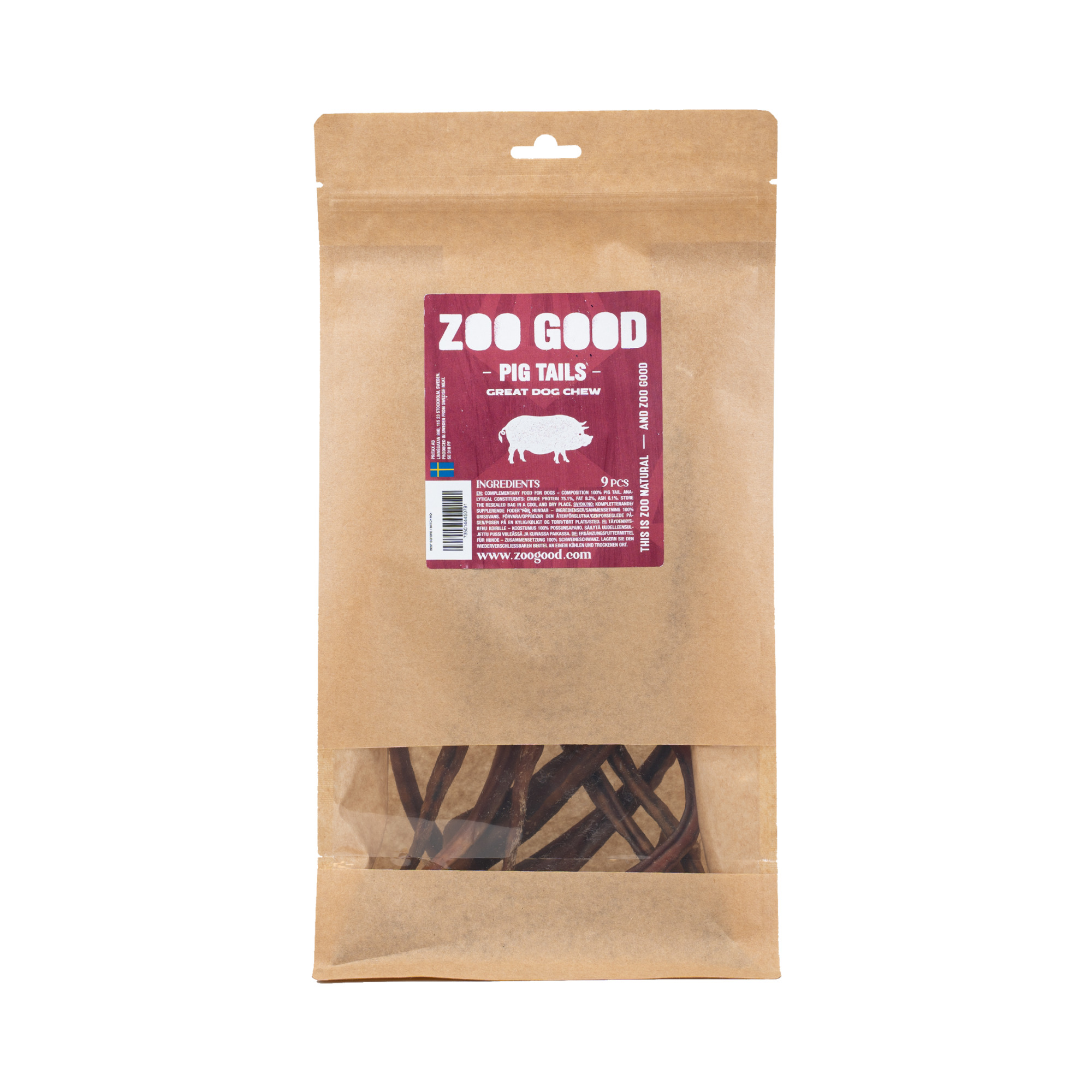 Buy ZOO GOOD Pig Tails for your dog | Tinybuddy